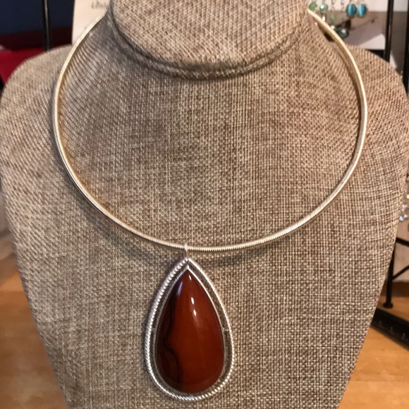 Erica Lyons | Jewelry | Erica Lyons Choker Necklace Set In Silvertone ...